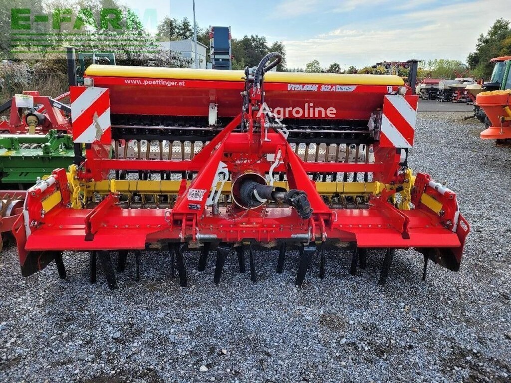 Pöttinger lion 303 classic + vitasem 302 mašina za pripremu setve