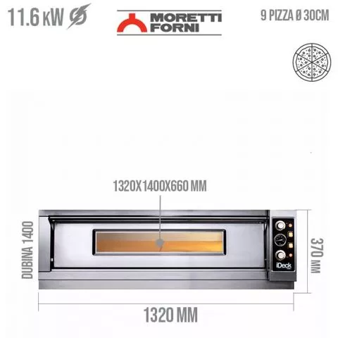 PICA PEĆ MORETTI FORNI IDECK PM 105.105