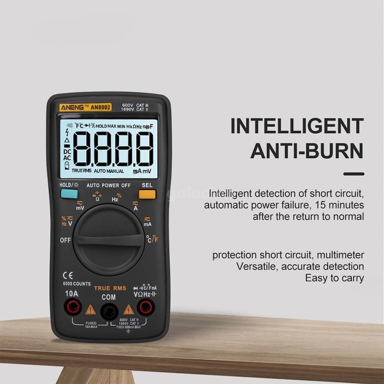 Digitalni multimetar AN8002