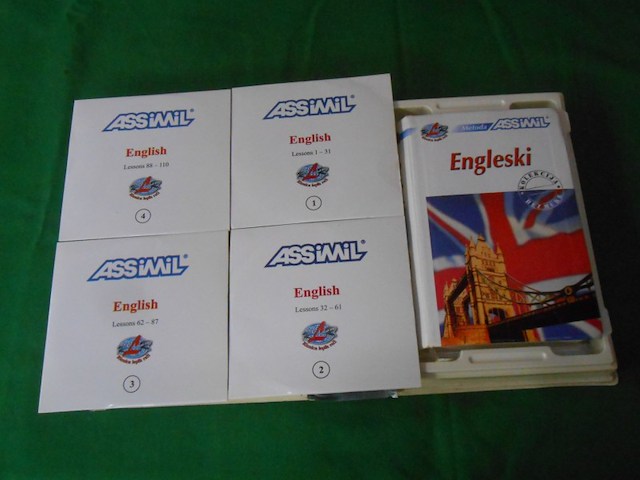 ENGLESKI bez muke, ASSIMIL METOD, 4.CD +knjiga