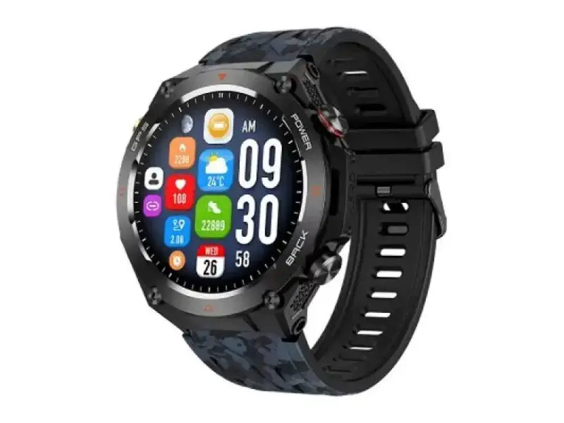 Mador Pametni sat kc82-gps, Crni