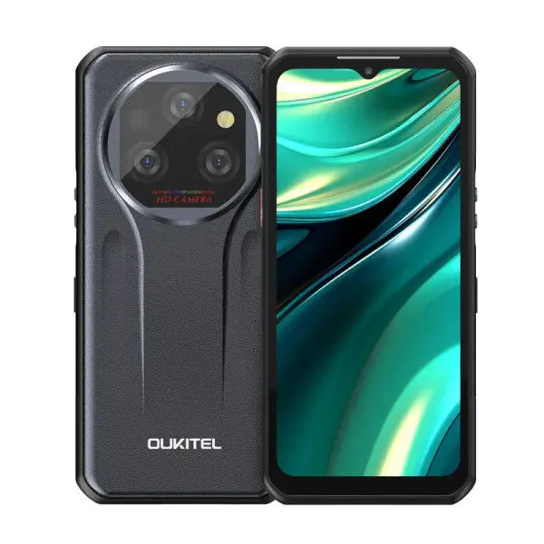 Oukitel Smart telefon WP39 PRO Rugged 5G, 12+24GB, 512GB, Android14, Crni