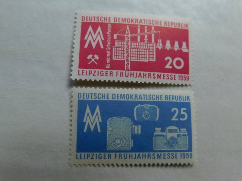 DDR 1959 KOMPLET ČISTA SERIJA