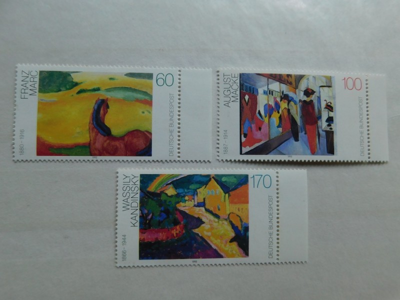 DEUTSCHE BUNDESPOST 1992 KOMPLET ČISTA SERIJA