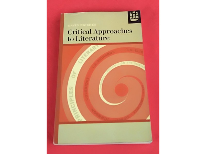 Critical Approaches to Literature David Daiches