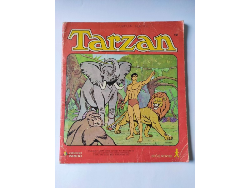 Tarzan (Panini) album sa sličicama @
