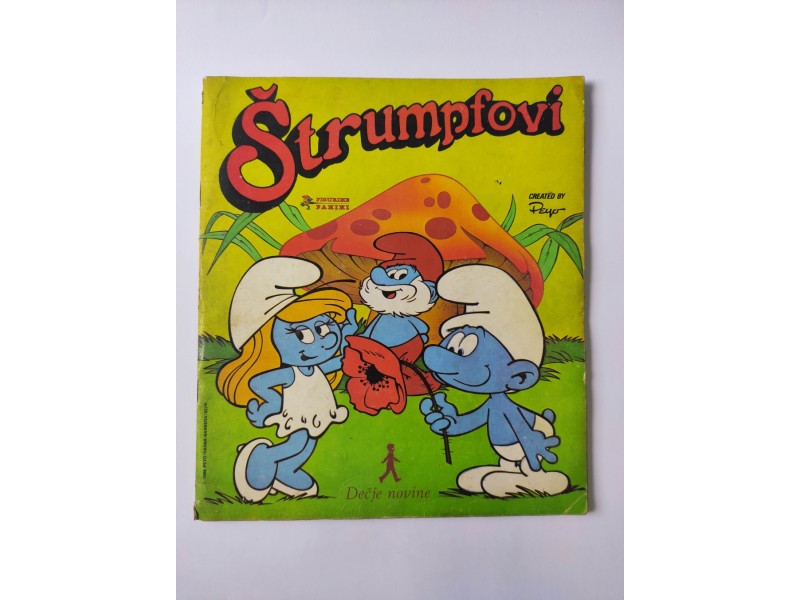 Štrumpfovi (Panini) album sa sličicama @