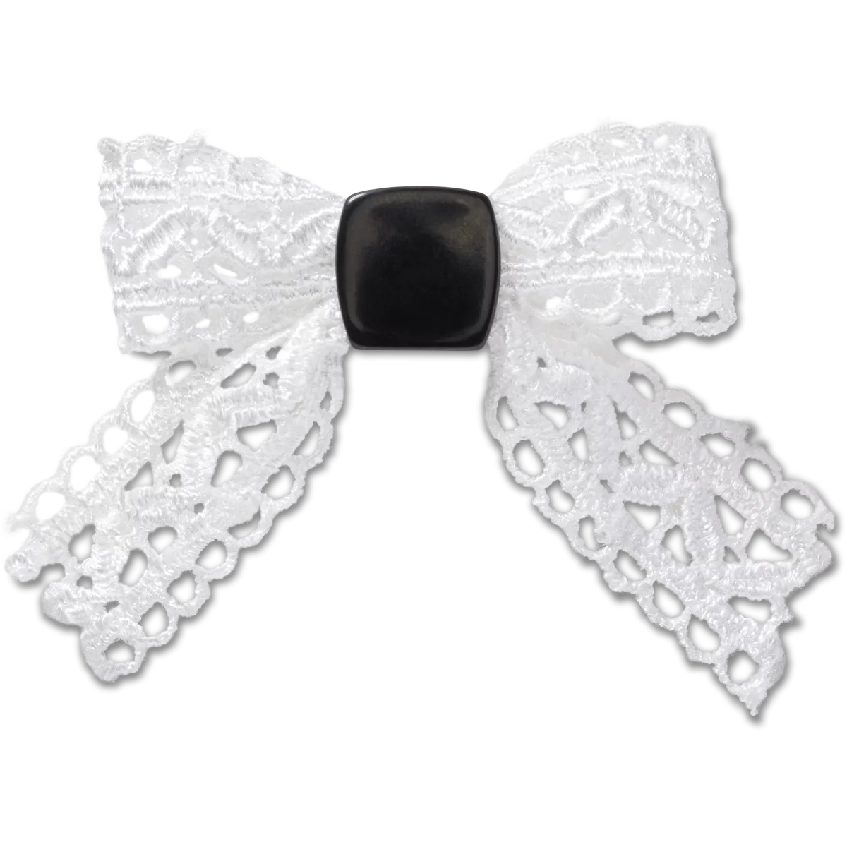 White Lace Bow
