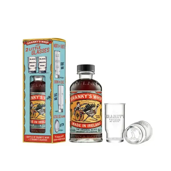 SHANKY'S WHIP + 2 ŠOT ČAŠE 33%Alc 0.35L