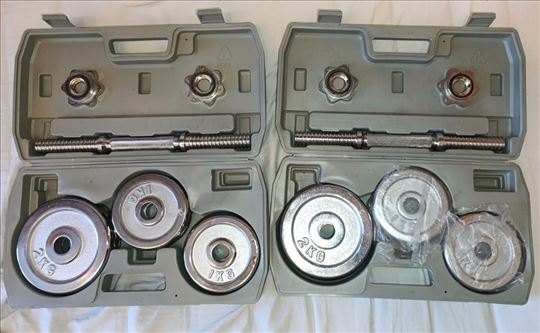 2 kofera seta tegova po 10 kg. = 4990rsd