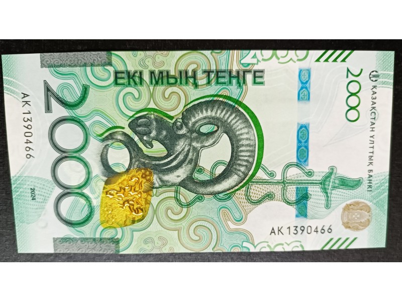 -----KAZAHSTAN 2000 TENGI -NOVO