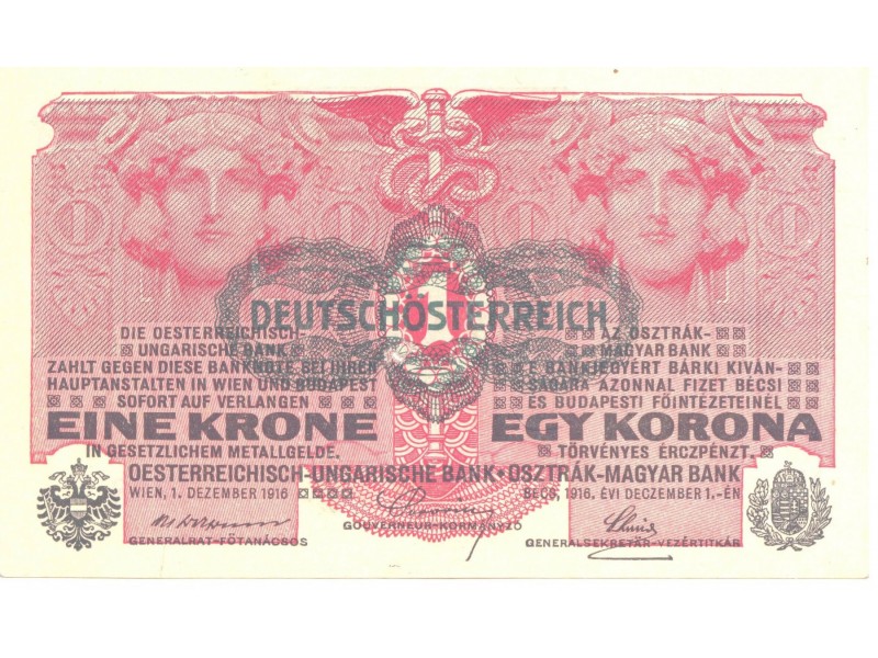 Austrija 1 krone 1916 UNC