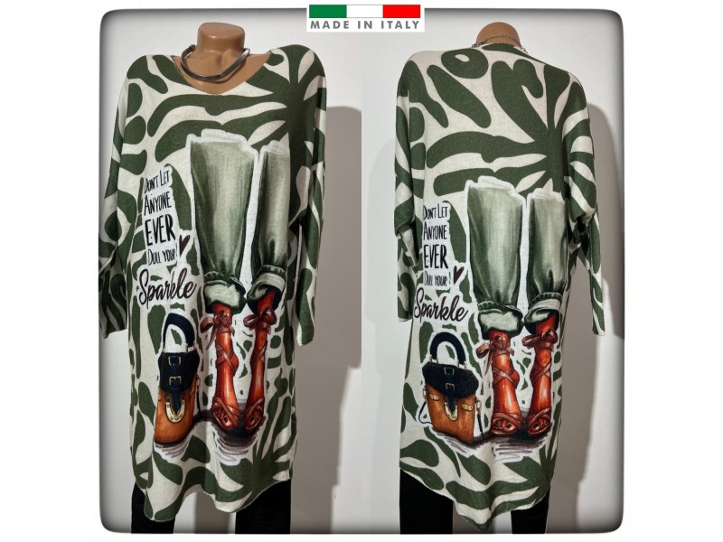 *MADE IN ITALY*Preudobna Zimska haljina*KAO NOVA*XXL