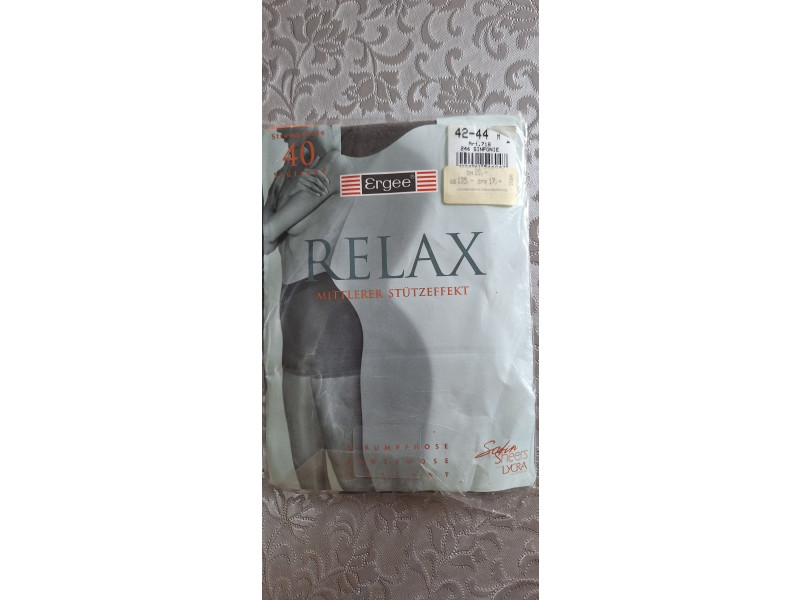 ERGEE kompresivne relax čarape 40d NOVO Mvel