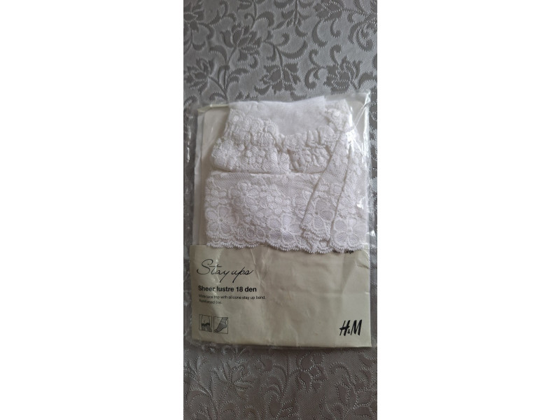 H&M samodržeće halter čarape 18d NOVO L