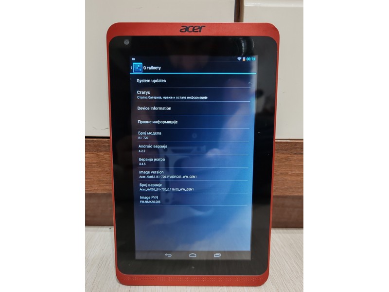 Acer Iconia B1-720 Dual core 1GB 16GB