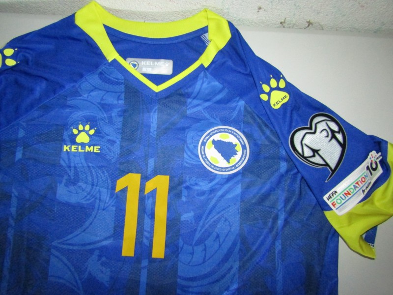 Edin Džeko Kelme igrački dres Bosna i Hercegovina L