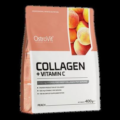 OstroVit Collagen + Vitamin C, breskva 400g