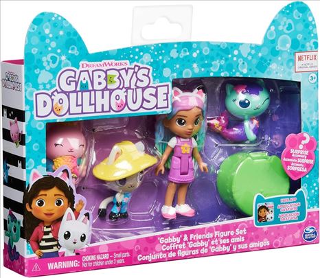 Gabi Dollhouse Rainbow set figura