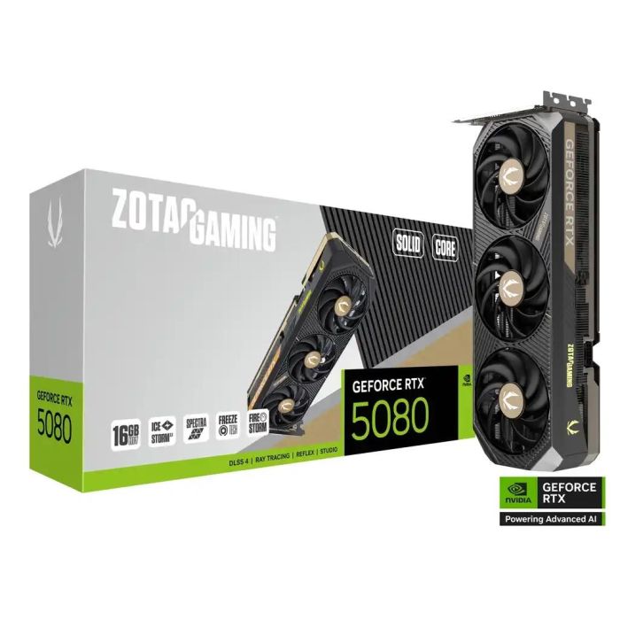Grafička karta Zotac Gaming Geforce RTX 5080 Solid Core 16GB DDR7 256 bit 3xDP/HDMI