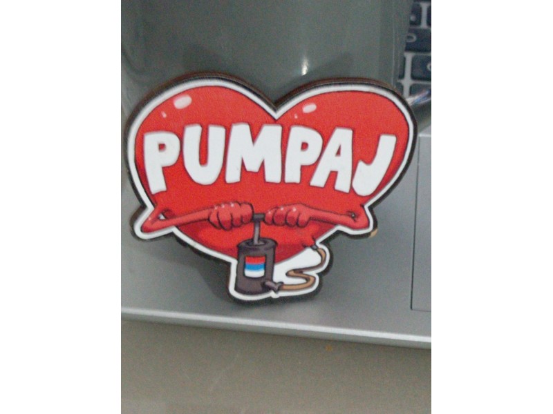 Magnet za frizider pumpaj