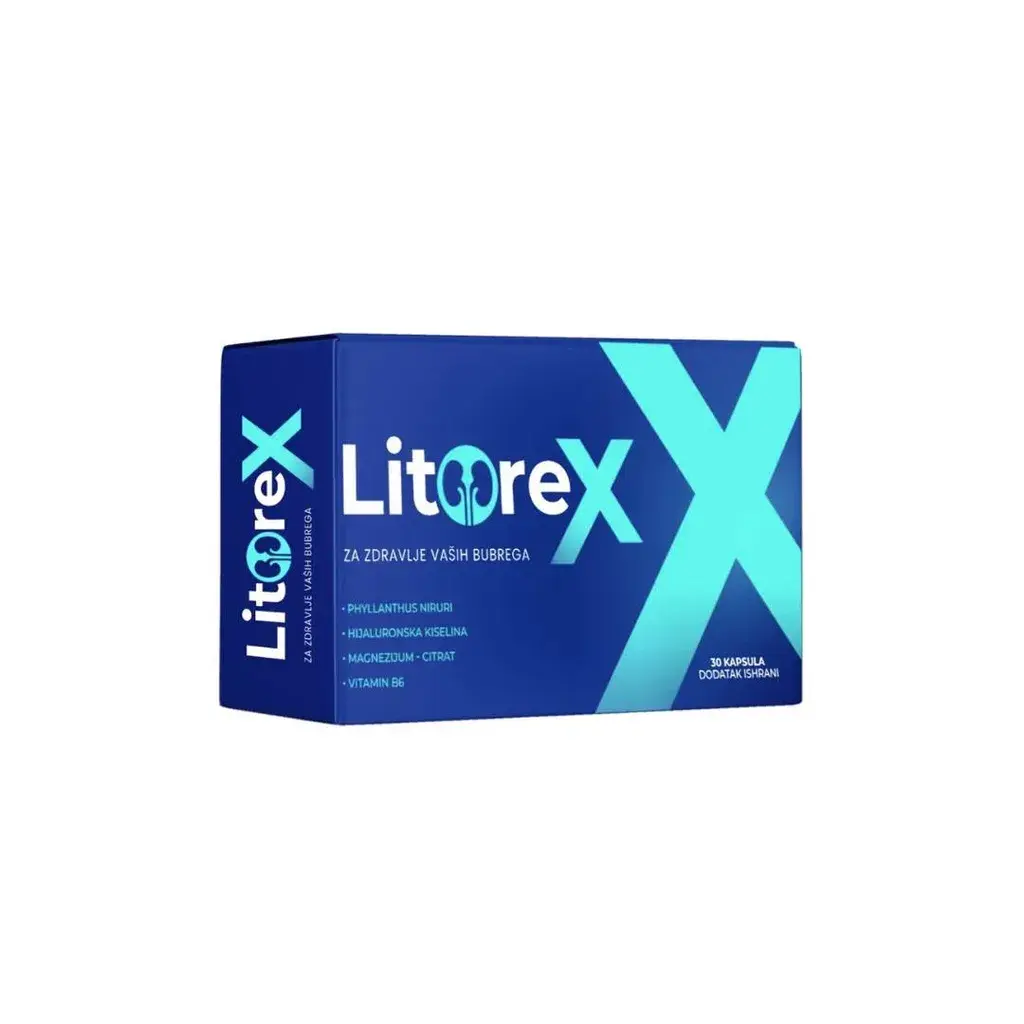 Litorex Suplement protiv kamena u bubregu, 30 kapsula