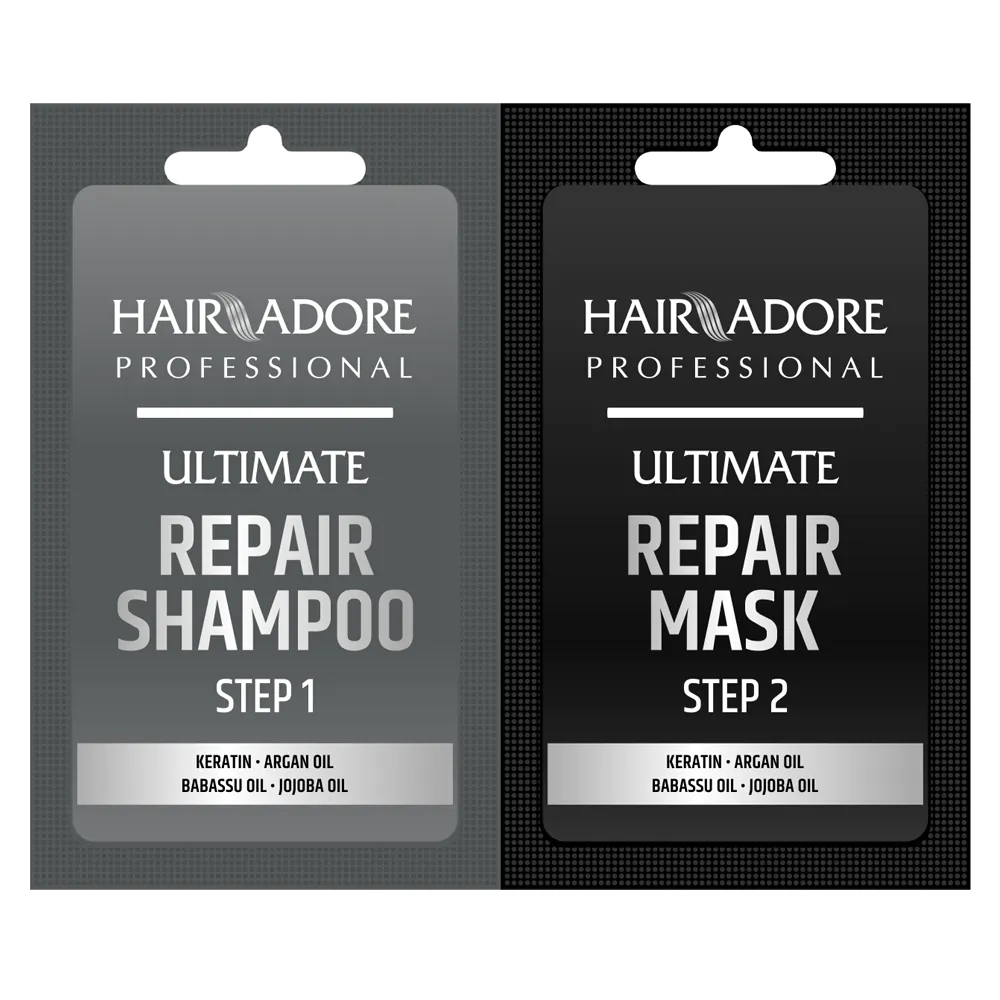 HAIR ADORE ULTIMATE REPAIR DUO-PACK (15 ML ŠAMPON + 15 ML MASKA)