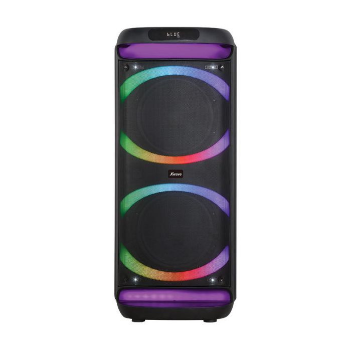 Xwave Party 1022 Bluetooth zvučnik TWS/100W/FM/USB/TF/AUX/2 x 10"/LED RGB color