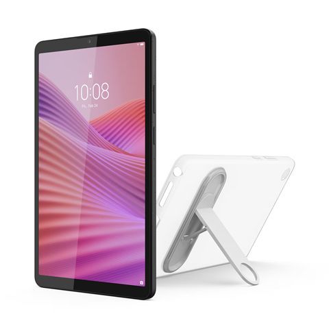 Lenovo - Tab One (TB305XU) Tablet (Luna Grey, 4G LTE+Call, Clear Case), 8.7`` HD (1340x800) IPS 480n , MTK G85 Helio 8-Cores 2.0GHz, 4GB RAM, 64GB, GPS, WiFi ac, BT5.3, USB-C, Dolby, 2.0MP/8.0MP, ...