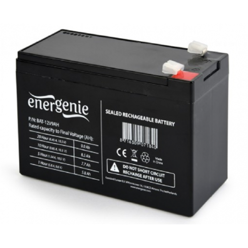 Gembird Rechargeable battery 12V 9 AH for UPS | BAT-12V9AH
