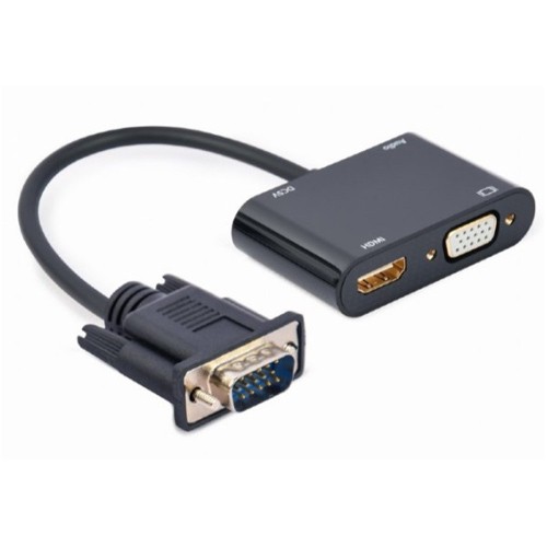 Gembird VGA na HDMI adapter za povezivanje HDMI monitora na VGA port | A-VGA-HDMI-02