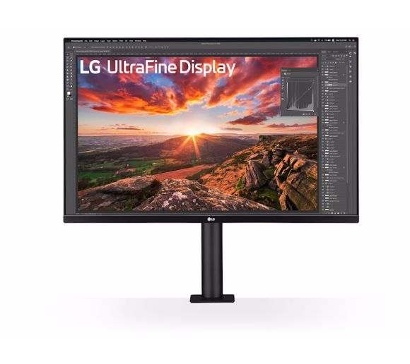 LG - Monitor LG ERGO 32UN880K-B 31.5"/IPS/3840x2160/60Hz/5ms GtG/HDMIx2,DP,USB/pivot,visina/VESA/zvucnici