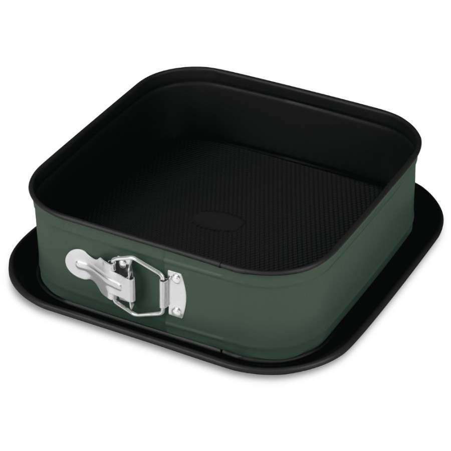 MODLA ZA TORTU ČETVRTASTA OPASAČ 28X28X7,5CM MATTE GREEN COLLECTION BH-8668