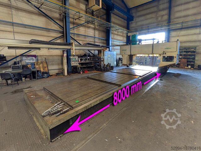 Bed glodalice sa pokretnim stolom i CNC
Unisign Uniport 6 X: 8000 - Y: 2500 - Z: 800 mm CNC 5 axes