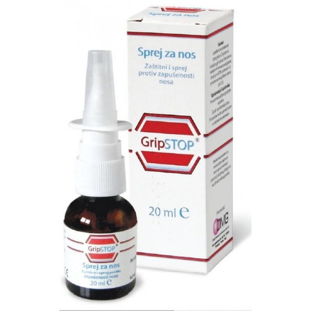 GRIPSTOP SPREJ ZA NOS 20ML
