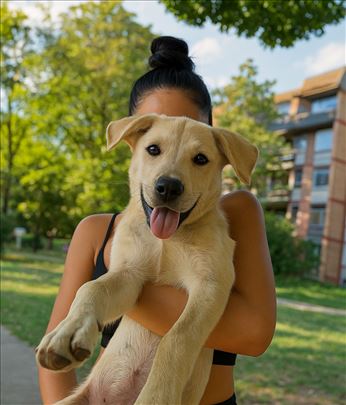 Medeni labradori na poklon muzijak i zenka