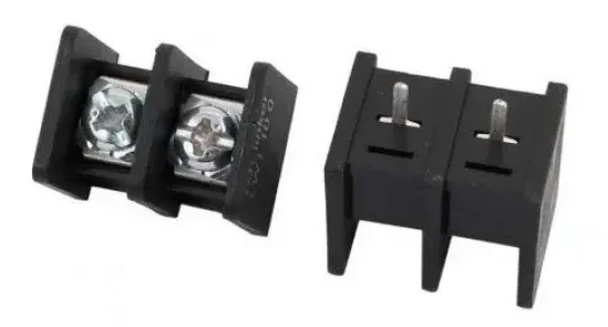 Terminal blok klema 2 kontakta KF7.62mm CRNA