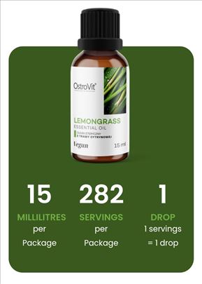 100% Esencija - Eterično ulje, Limunska Trava 15ml