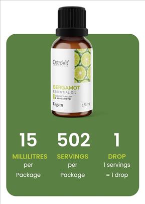 100% Esencija - Eterično ulje, aroma Bergamot 15ml