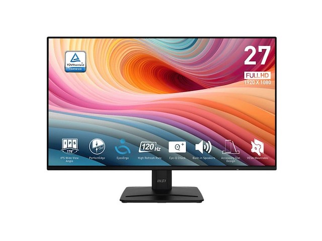 Monitor 27 MSI PRO MP271A E2 FHD IPS 120Hz 1ms HDMI, DP, VGA