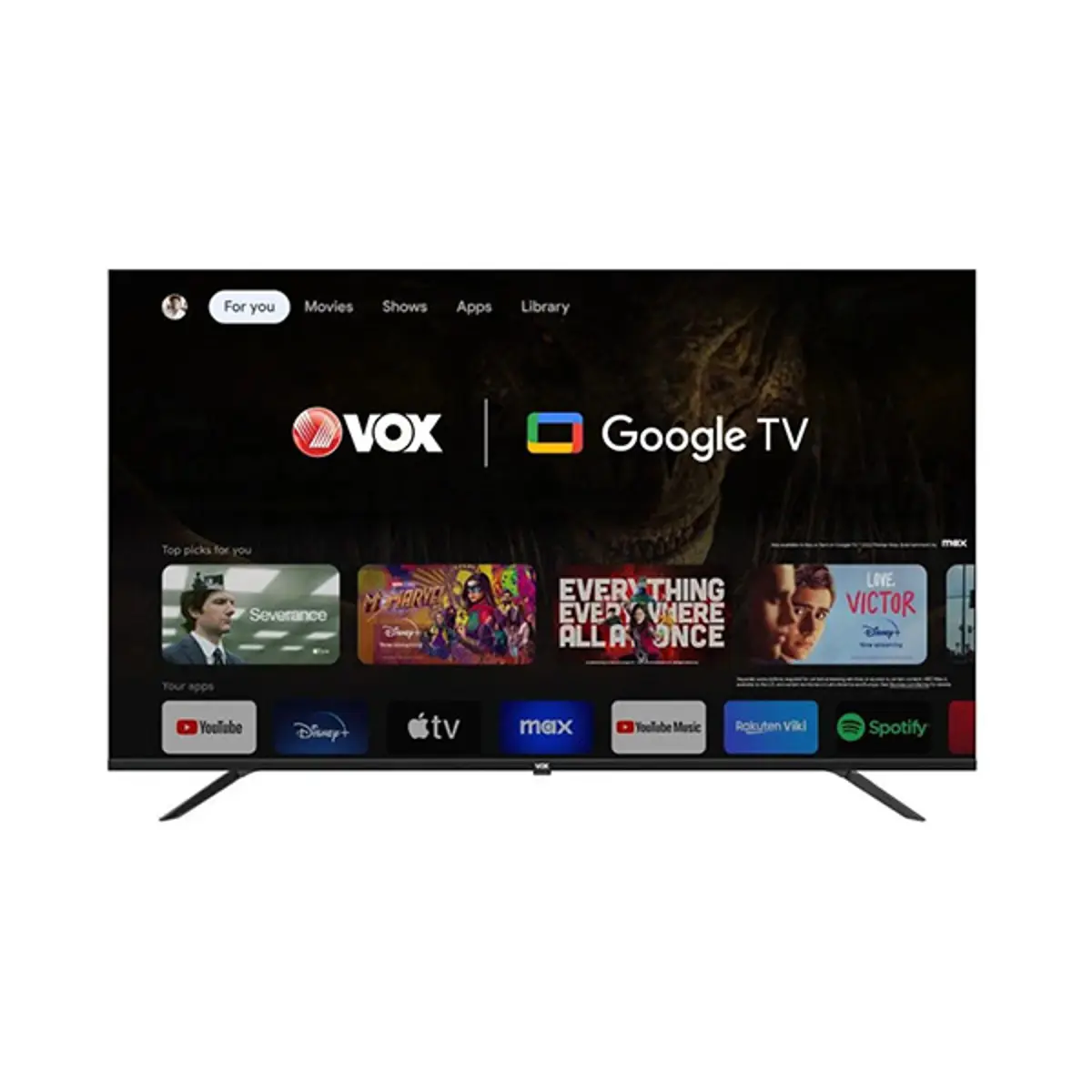 Televizor Vox 55GTU090 Smart, LED, 4K UHD, 55″(140cm),DVB-T2/C/S2