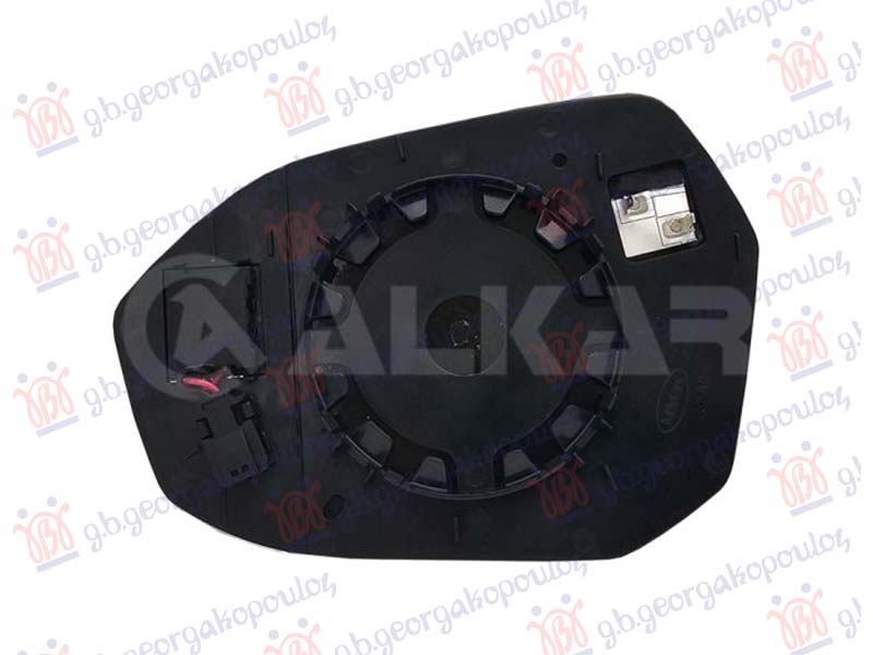 STAKLO RETROVIZORA SA GREJACEM (MRTAV UGAO) (4 PIN) (ASFERICNO) Desna str. BMW SERIES 7 (G70) (2022-) (OEM: 51169451953)