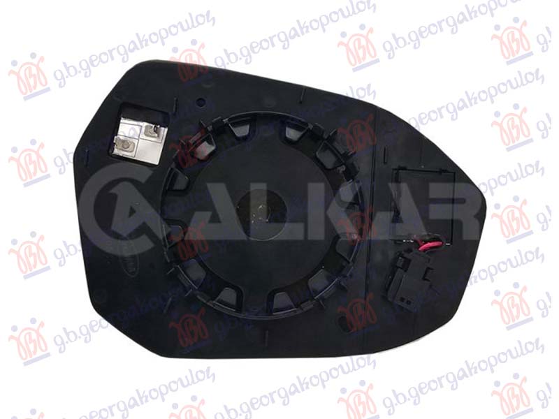 STAKLO RETROVIZORA SA GREJACEM (MRTAV UGAO) (4 PIN) (ASFERICNO) Leva str. BMW SERIES 7 (G70) (2022-) (OEM: 51165A24388)