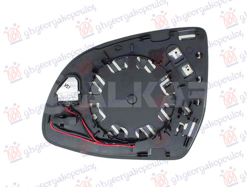 STAKLO RETROVIZORA SA GREJACEM (ASFERICNO STAKLO) Desna str. BMW X6 (G06N) (2023-) (OEM: 51169491786)