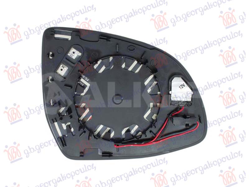 STAKLO RETROVIZORA SA GREJACEM (ASFERICNO STAKLO) Leva str. BMW X5 (F15) (2013-2018) (OEM: 51169491785)
