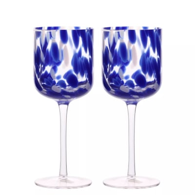 Čaše set 2 - Hestia, Blue Tortoise Shell, Wine