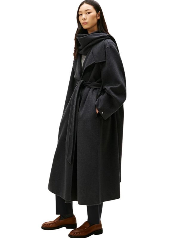 Tommy Hilfiger - Oversize fit ženski kaput