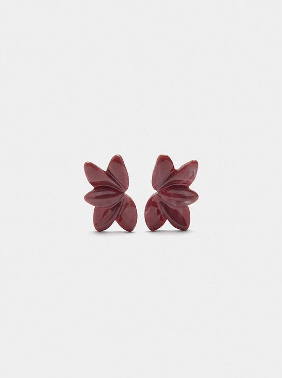 RESIN FLOWER EARRINGS