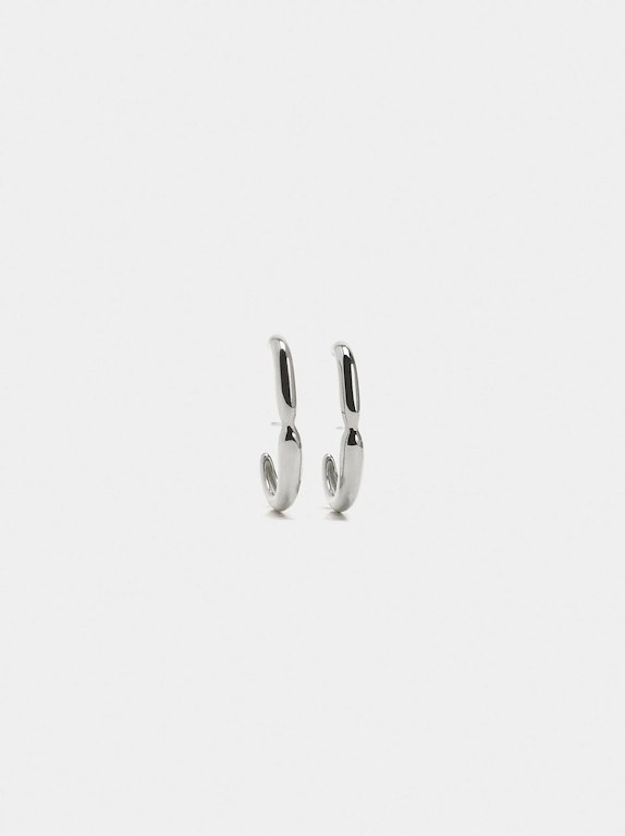 SEGMENTED EAR JACKET EARRINGS - STAINLESS STEEL