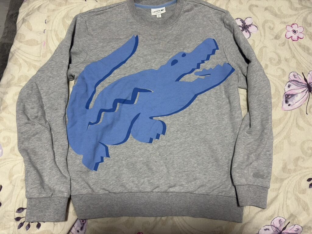 Duks, L (EU 52), Lacoste, bоја - Siva